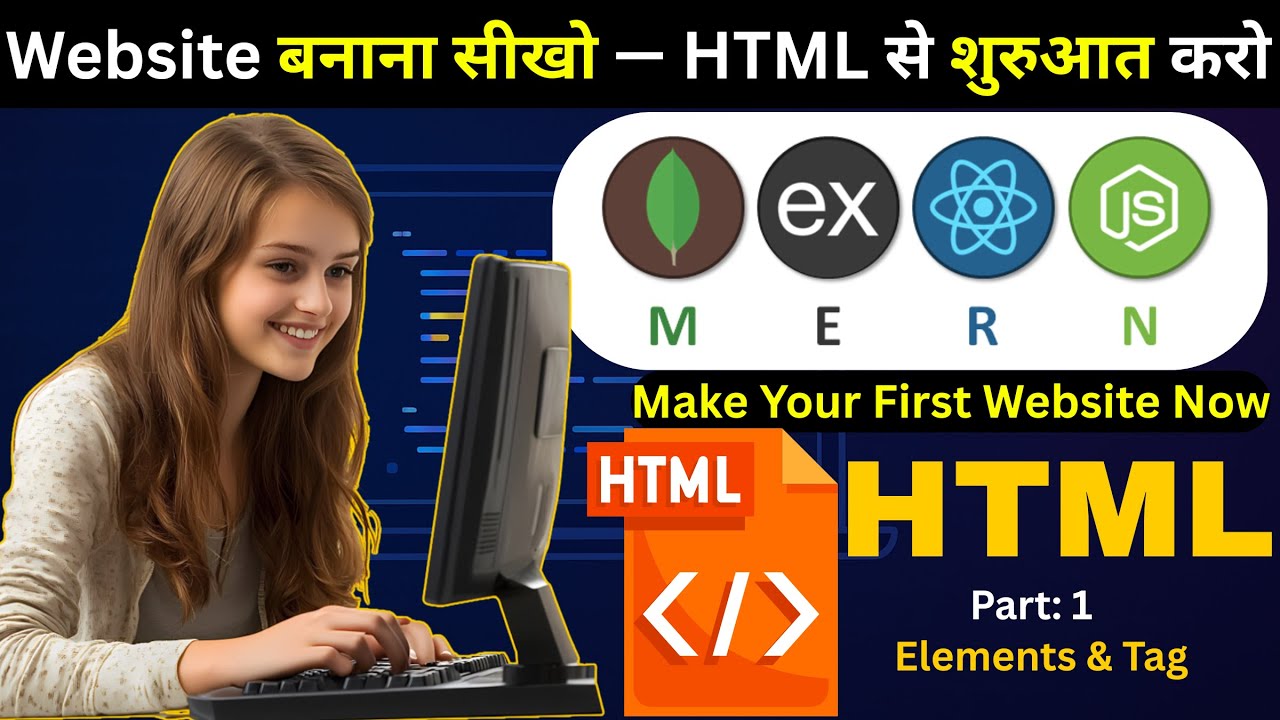 HTML Complete Tutorial for Beginners in Hindi🔥Free Notes + Codes - YouTube