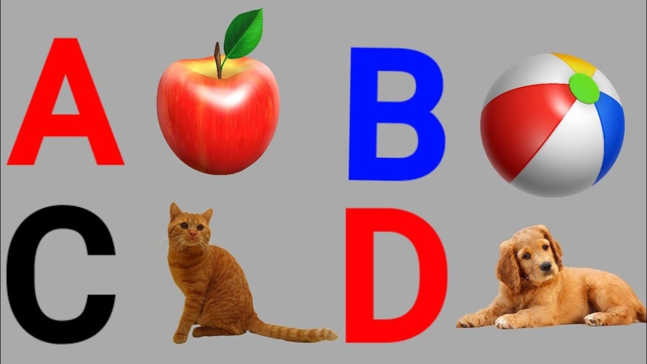 Abcdef, a for apple b for boll c for cat, alphabet, alphabet phonic ...