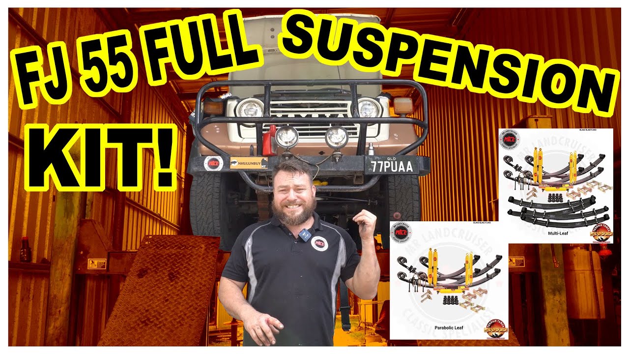 How to Custom fit FJ55 Landcruisers with Suspension. - YouTube