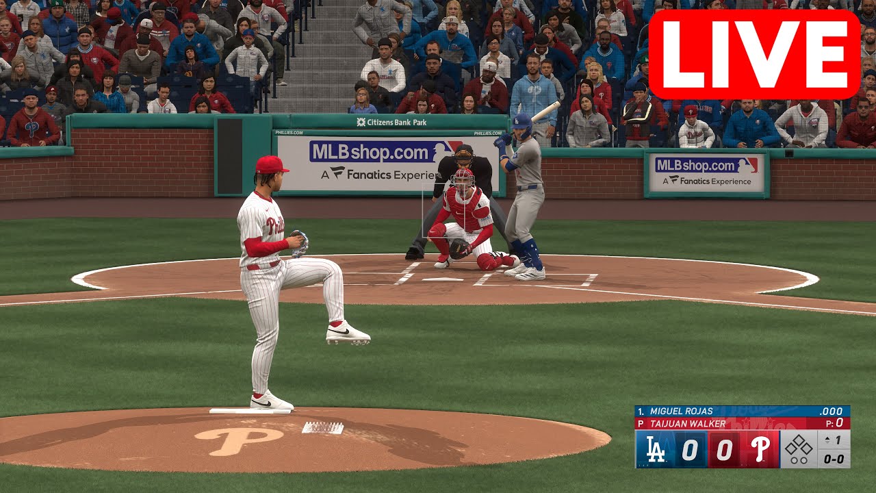 MLB LIVE🔴 Dodgers vs. Phillies - 4th April 2025 | MLB Full Game - MLB ...