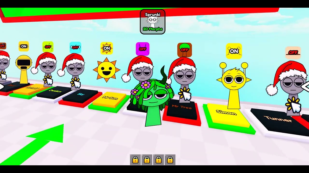 Sprunki! Oren Fun bot Tunner Tree Fun bot horror Gray Simon Durple Fun ...