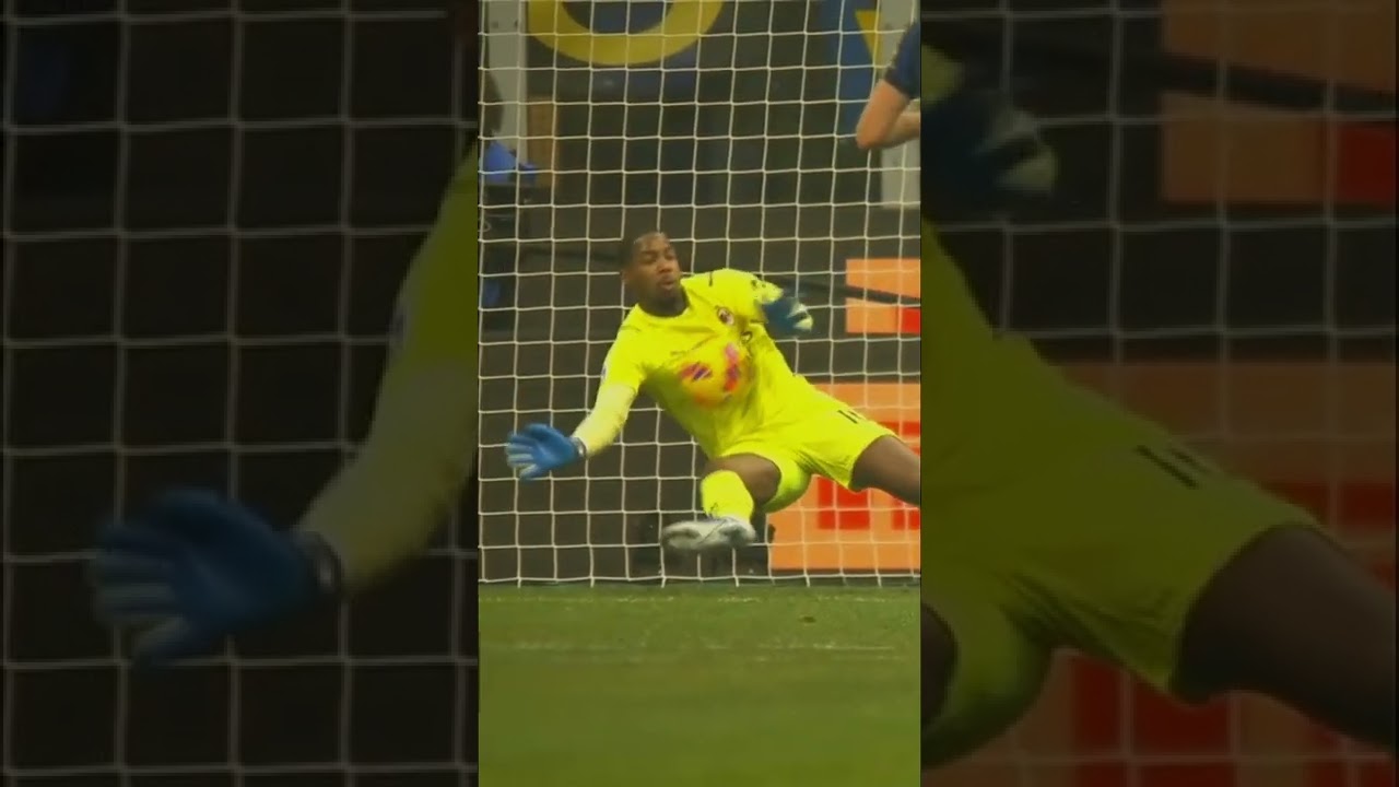 Mike Maignan Save in Milan derby | Inter Milan v Ac Milan #forzamilan ...