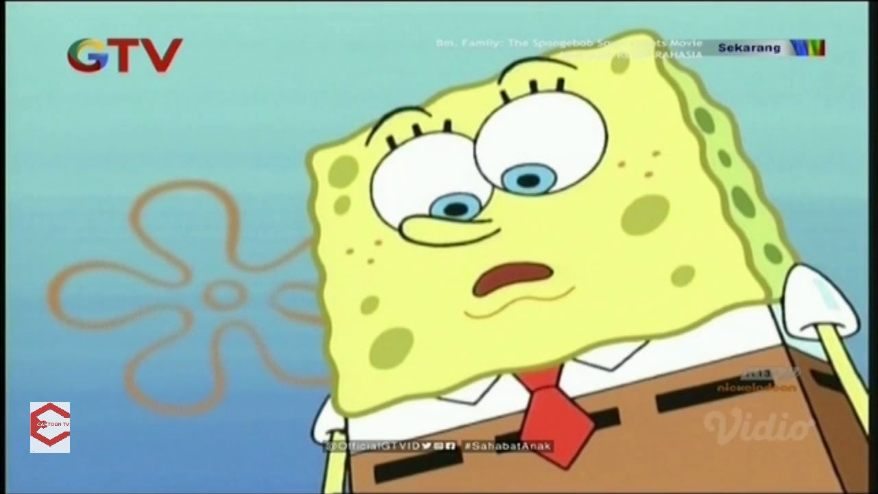 #CCTV CARTOON CHANNEL TV || Spongebob Squarepants - Spongebob membuat ...