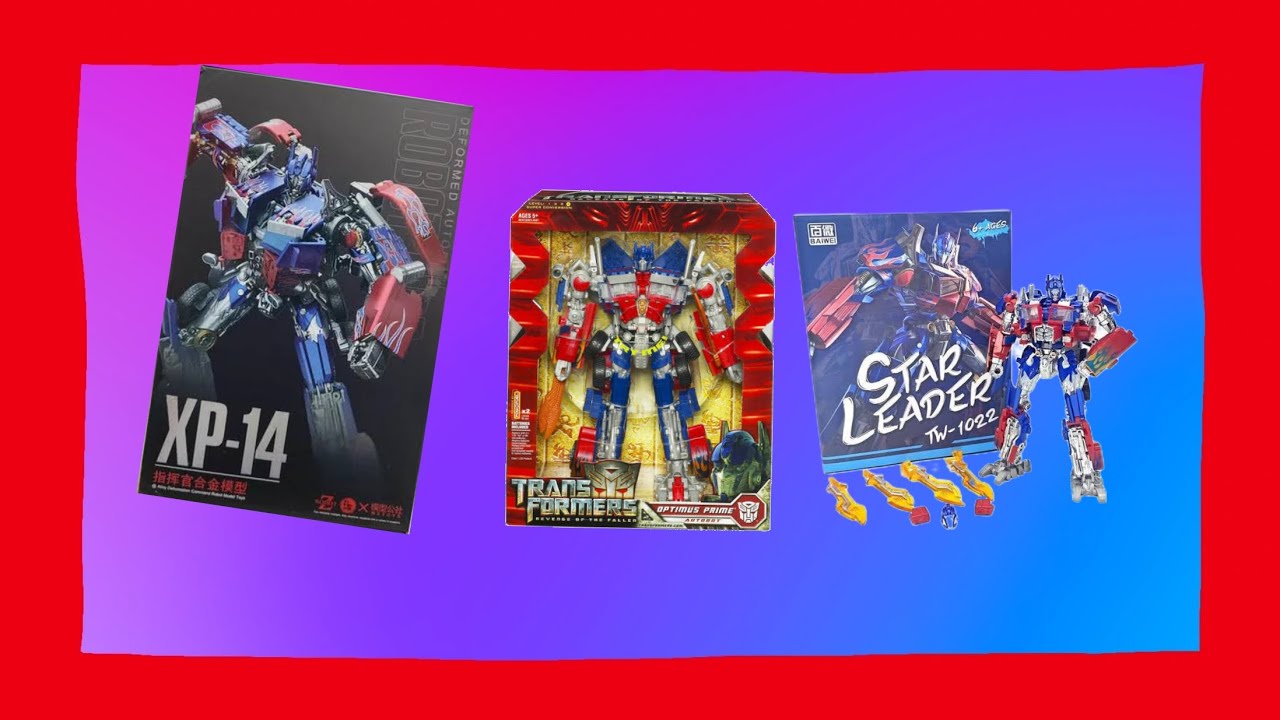 🤔🤔 comparación?, critica? 🤔🤔 XP14 OPTIMUS PRIME LIDER Y STAR LEADER ...