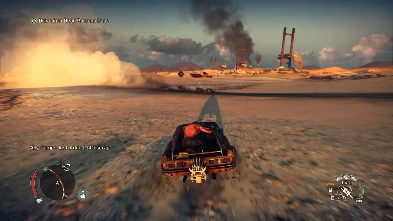 Mad Max: man/car combat - YouTube