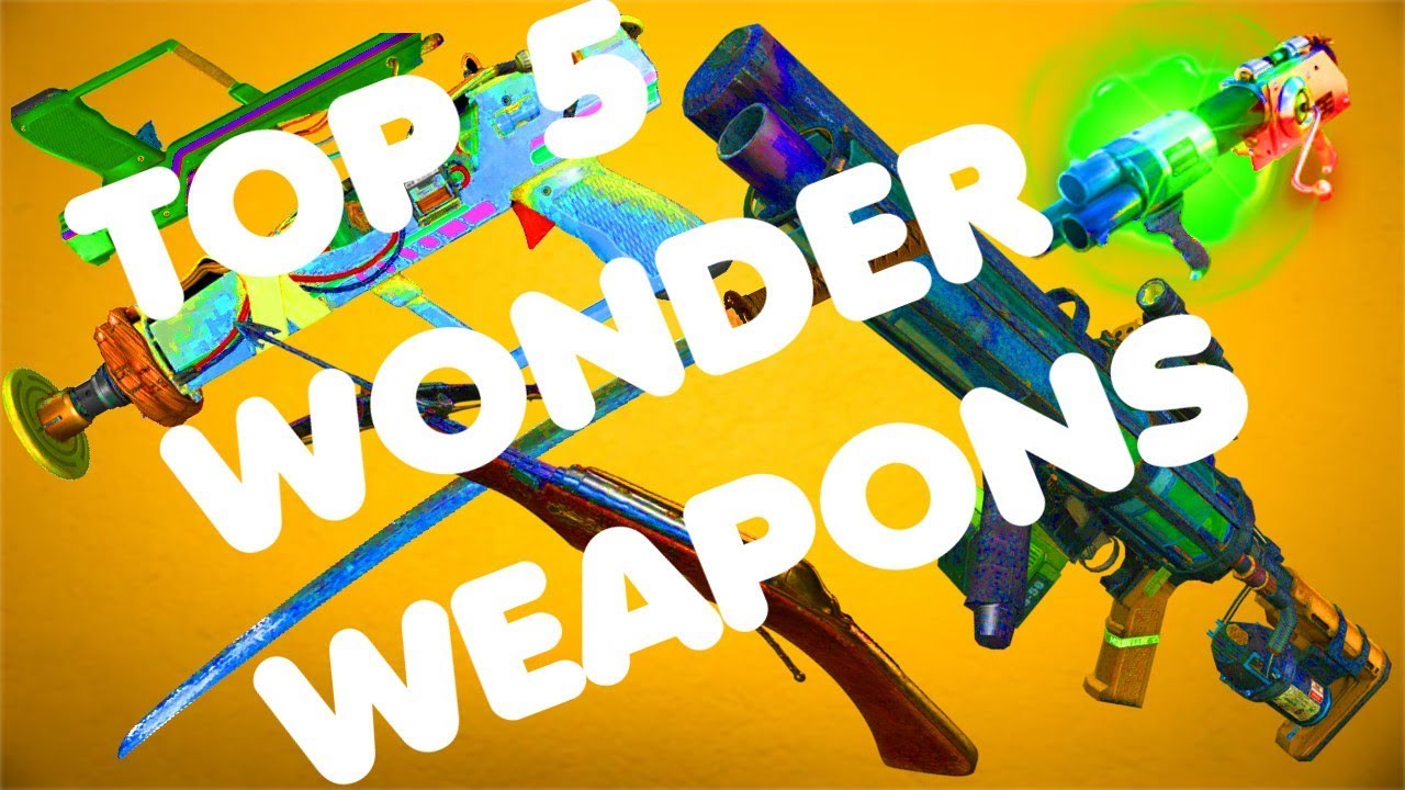 TOP 5 WONDER WEAPONS IN INFINITE WARFARE ZOMBIES - YouTube