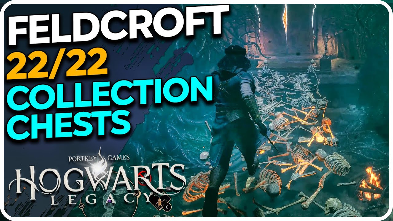 Feldcroft All Collection Chests Hogwarts Legacy - YouTube