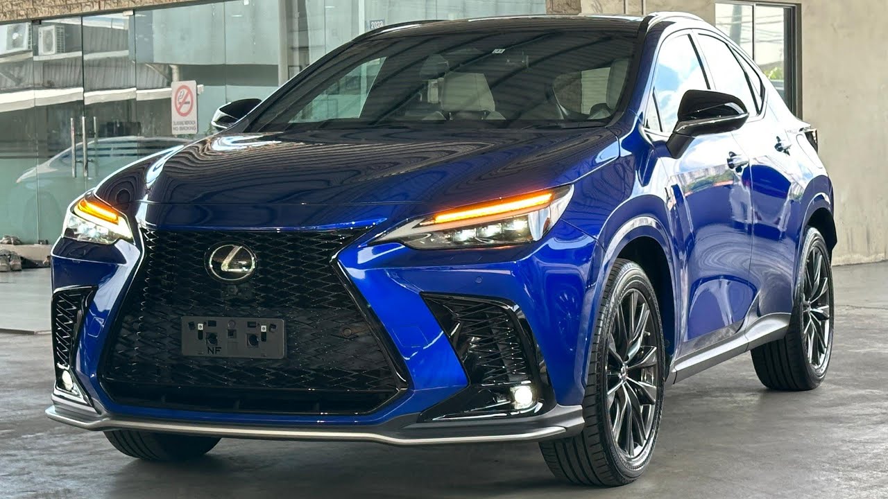 2021 Lexus NX350 F-Sport | Blue Exterior & White/Black Interior ...