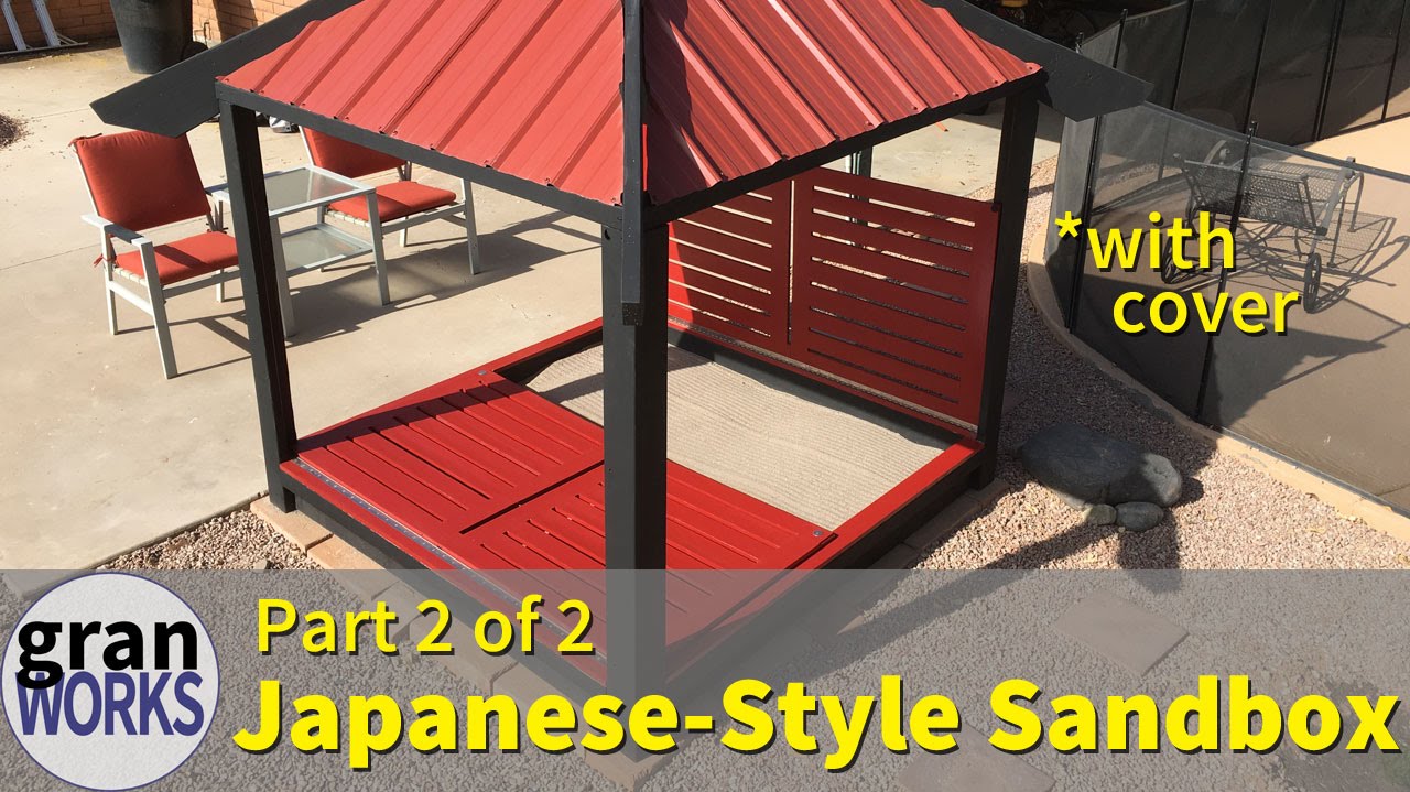 Building a Japanese-Inspired Sandbox Cover - Part 2 of 2 - YouTube