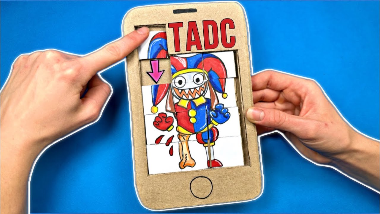 How To Make Paper Crafts with The Amazing Digital Circus Characters ...