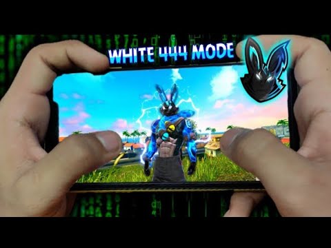 WHITE 4444 MODE 👽 SETTINGS ⚙️ HUD + SENSI + DPI REALME 7 📲 [ FREE FIREE ...