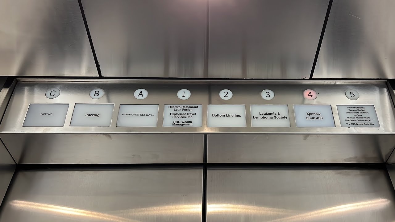 Otis Traction Elevators at 3 Landmark Square, Stamford CT - YouTube