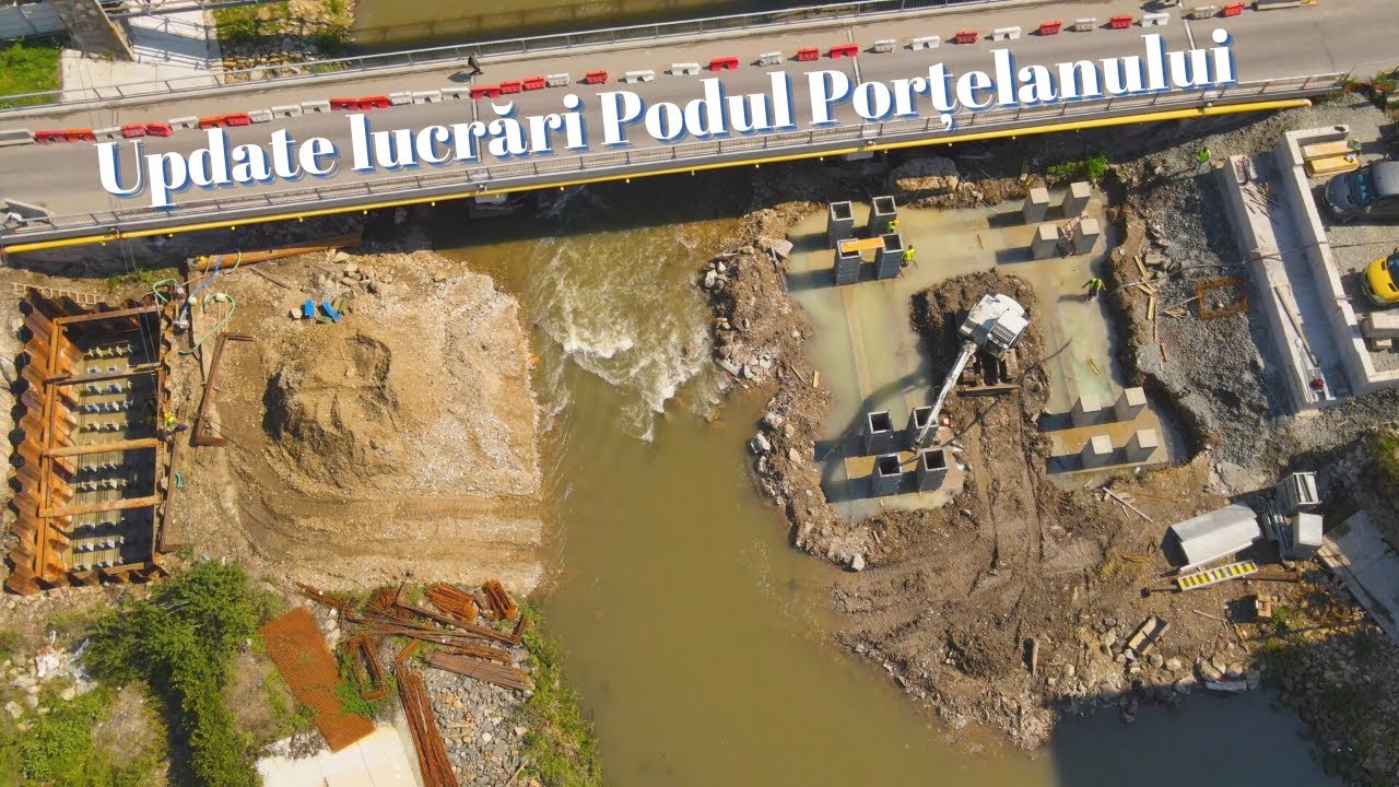 Update lucrări Podul Porțelanului - YouTube