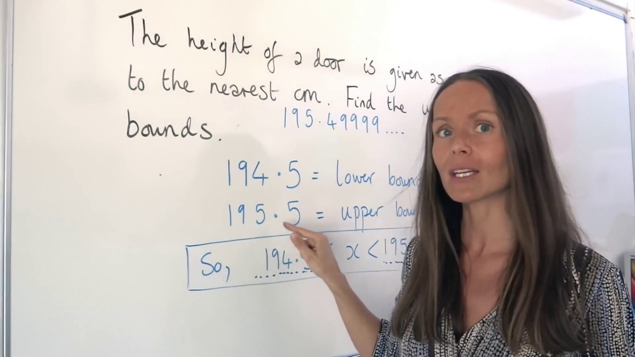 The Maths Prof: Upper and Lower Bounds - YouTube