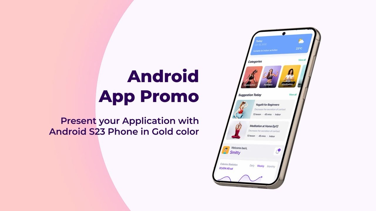 Android Mobile App Promo Video - After Effects Template - YouTube