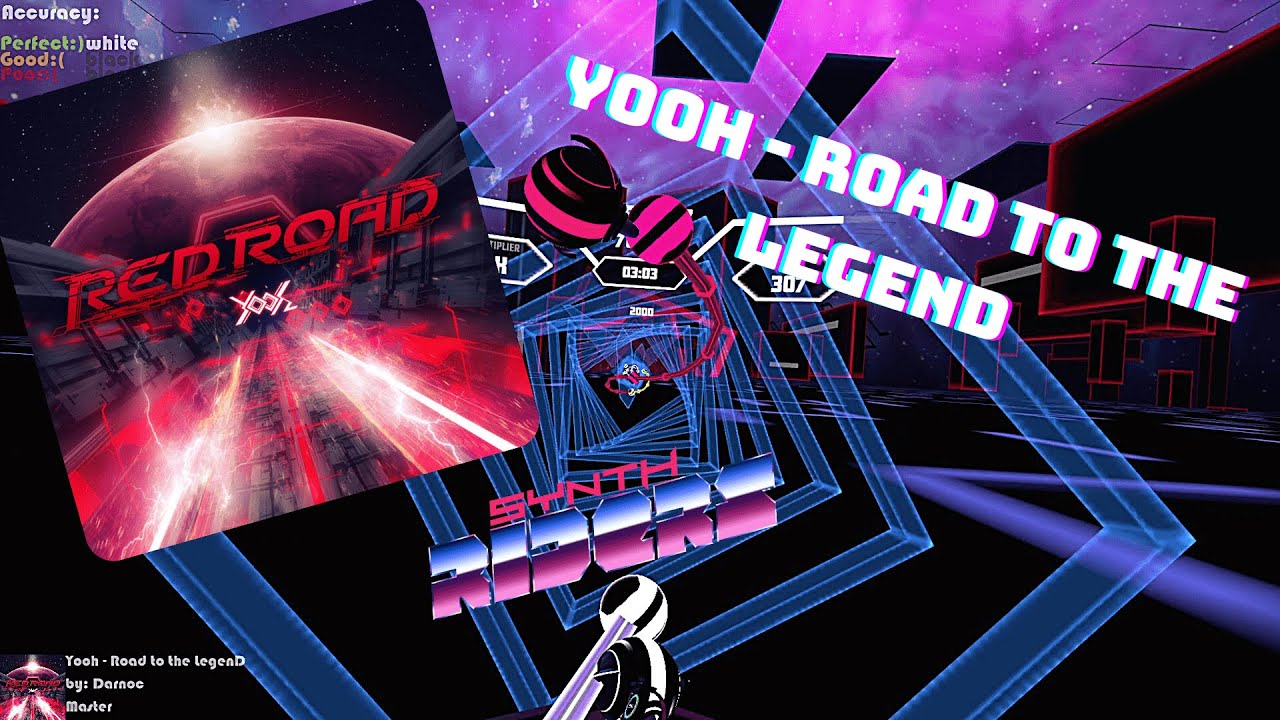 Synth Riders | Yooh - Road To The Legend | FC 68.8% #1 - YouTube