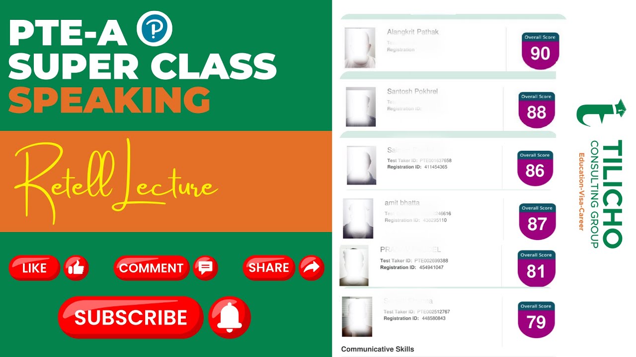 Retell Lecture Complete Lesson | PTE-A | Tips And Tricks - YouTube