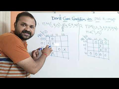 Don't Care Condition in POS Karnaugh Map || How to solve POS with don't care Conditions - YouTube