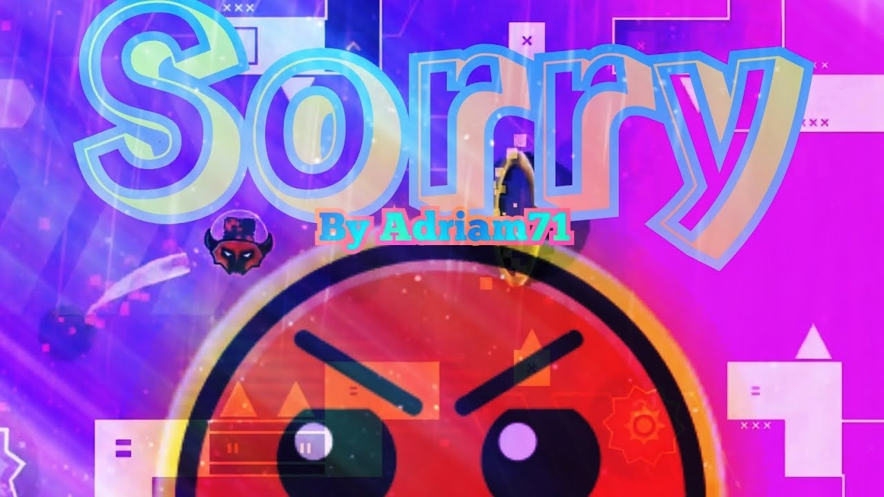 [4K] Sorry 100% (Harder 6 ⭐) By Adriam71 (Daily Level) All Coins 🥈🥈🥈 ...