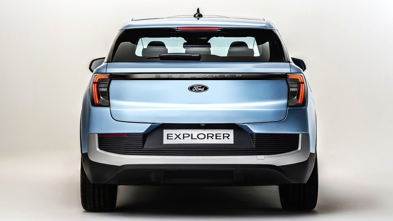 New 2024 Ford Explorer -Practical Electric Family SUV - YouTube