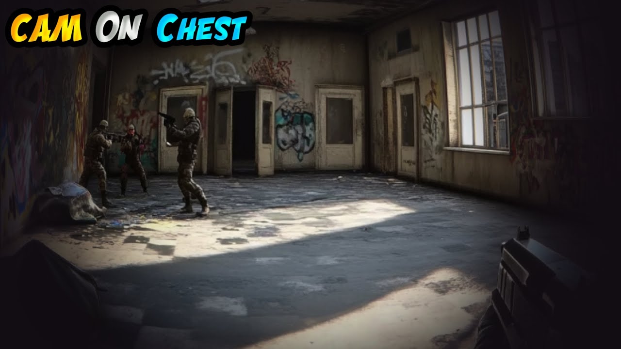 Playing Game From Chest | Body Fps Cam: Shooter - YouTube
