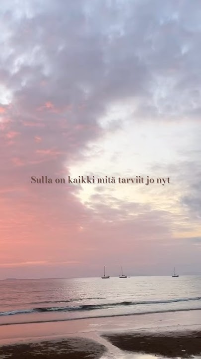 Sulla on kaikki mitä tarvitset jo nyt 💕 - YouTube