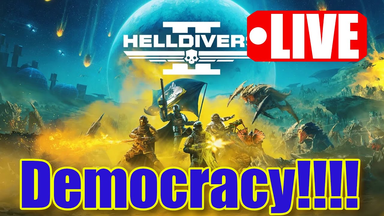 Spreading Democracy - Helldivers 2 New Jetpack = Crazy fun - YouTube