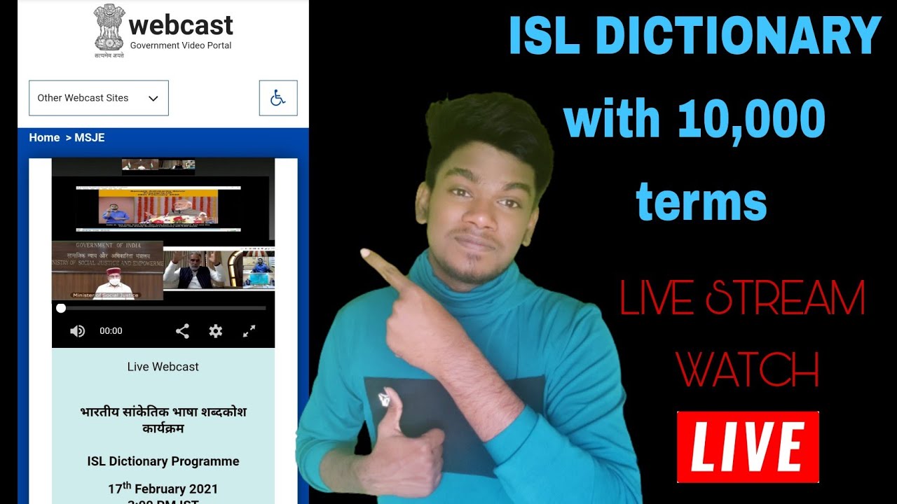 ISL DICTIONARY WITH 10,000 TERMS || LIVE STREAM WATCH YOU ️ || ISL ...