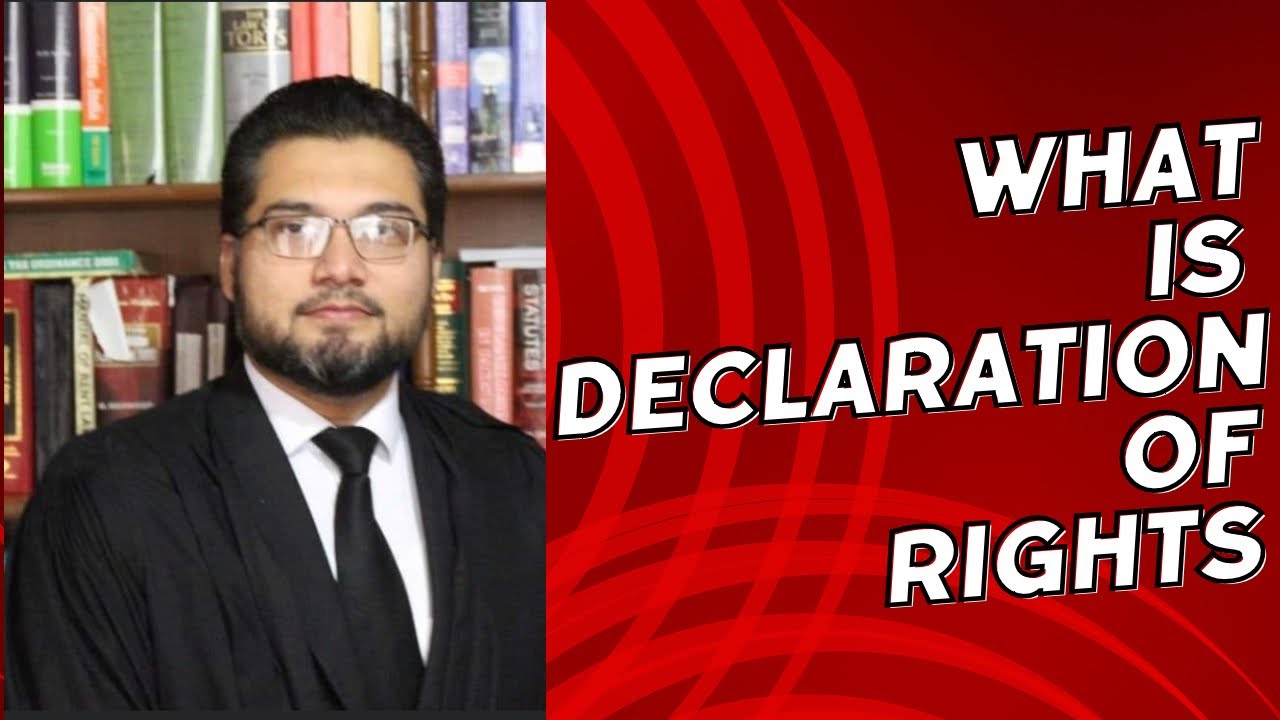 Declaration of Rights Civil suit remedy under specific relief act - YouTube