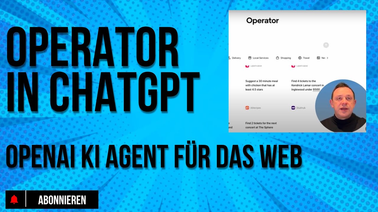 OpenAi Operator - KI Agent für alles - YouTube