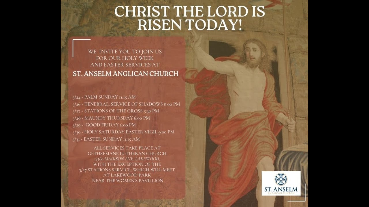Invitation to Holy Week 2024 - YouTube