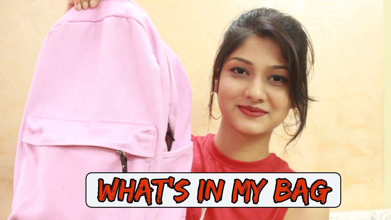 What's In My Bag ?? | Manasi Mau - YouTube