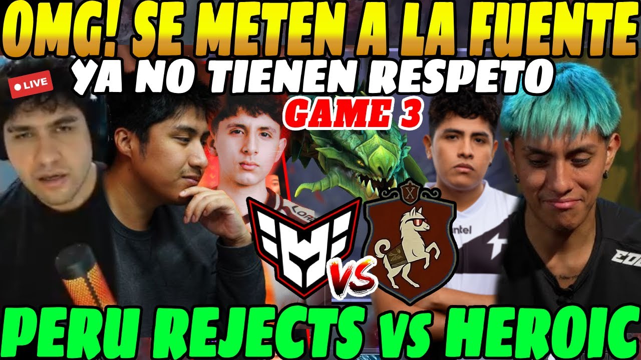 😲Ya no tienen RESPETO se meten a la FUENTE, HEROIC vs PERU REJECTS ...