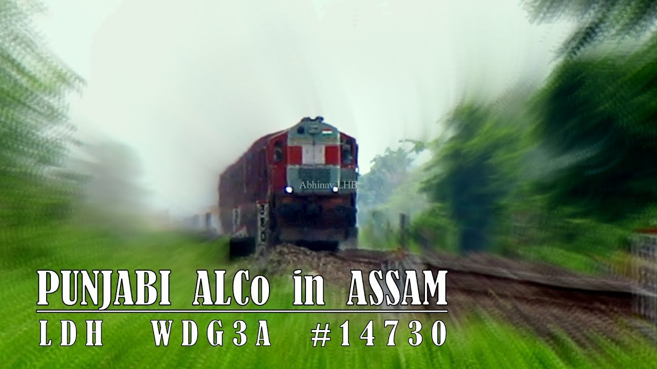 ALCo Loco Crew acknowledges TRAIN SPOTTERS | ALCo WDG3A from Punjab ...