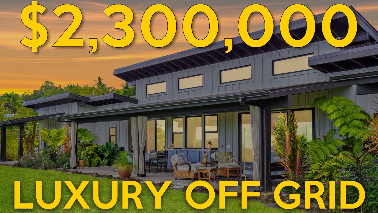 LUXURY Off Grid Hawaii Real Estate Living on 5+ Acres - YouTube
