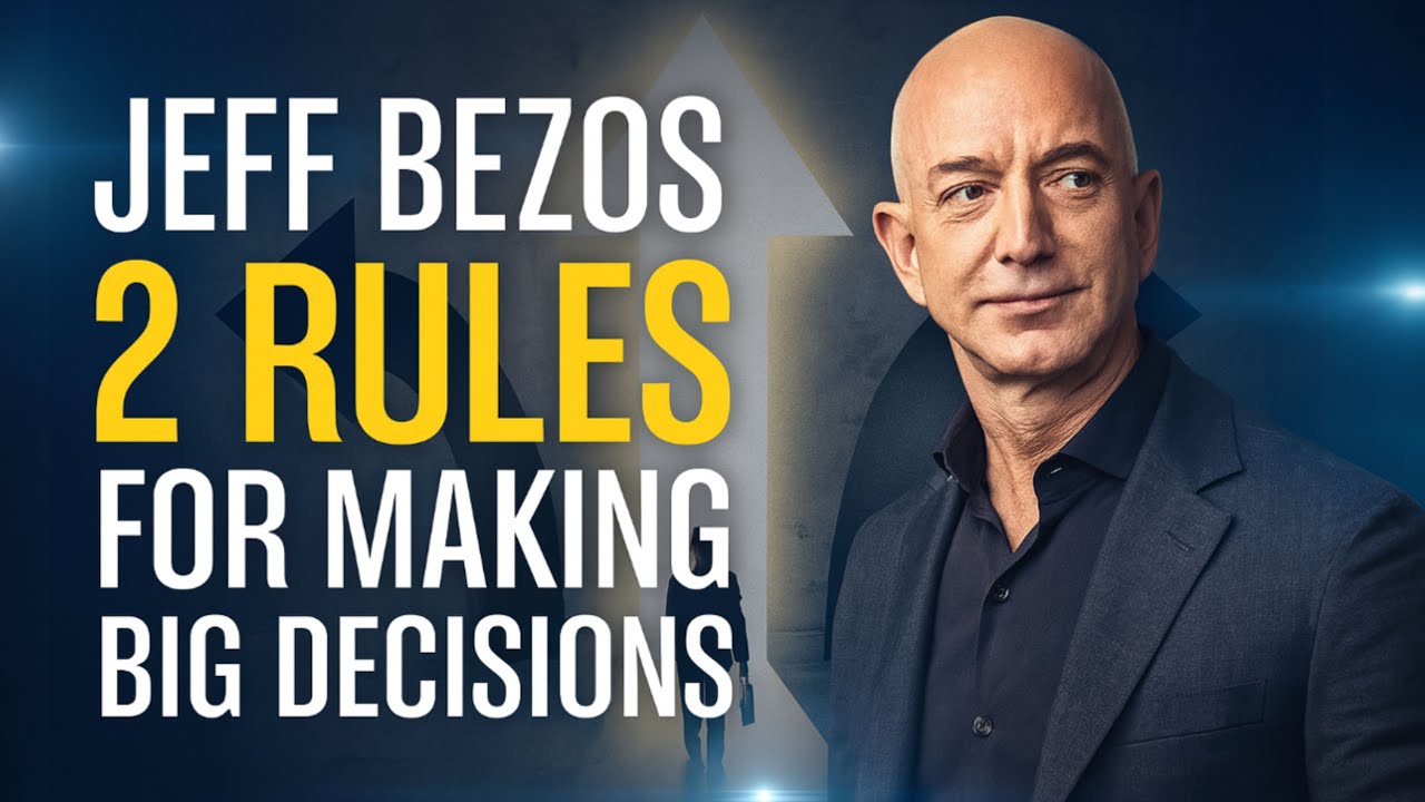 Jeff Bezos 2 Rules for Making Big Decisions - YouTube