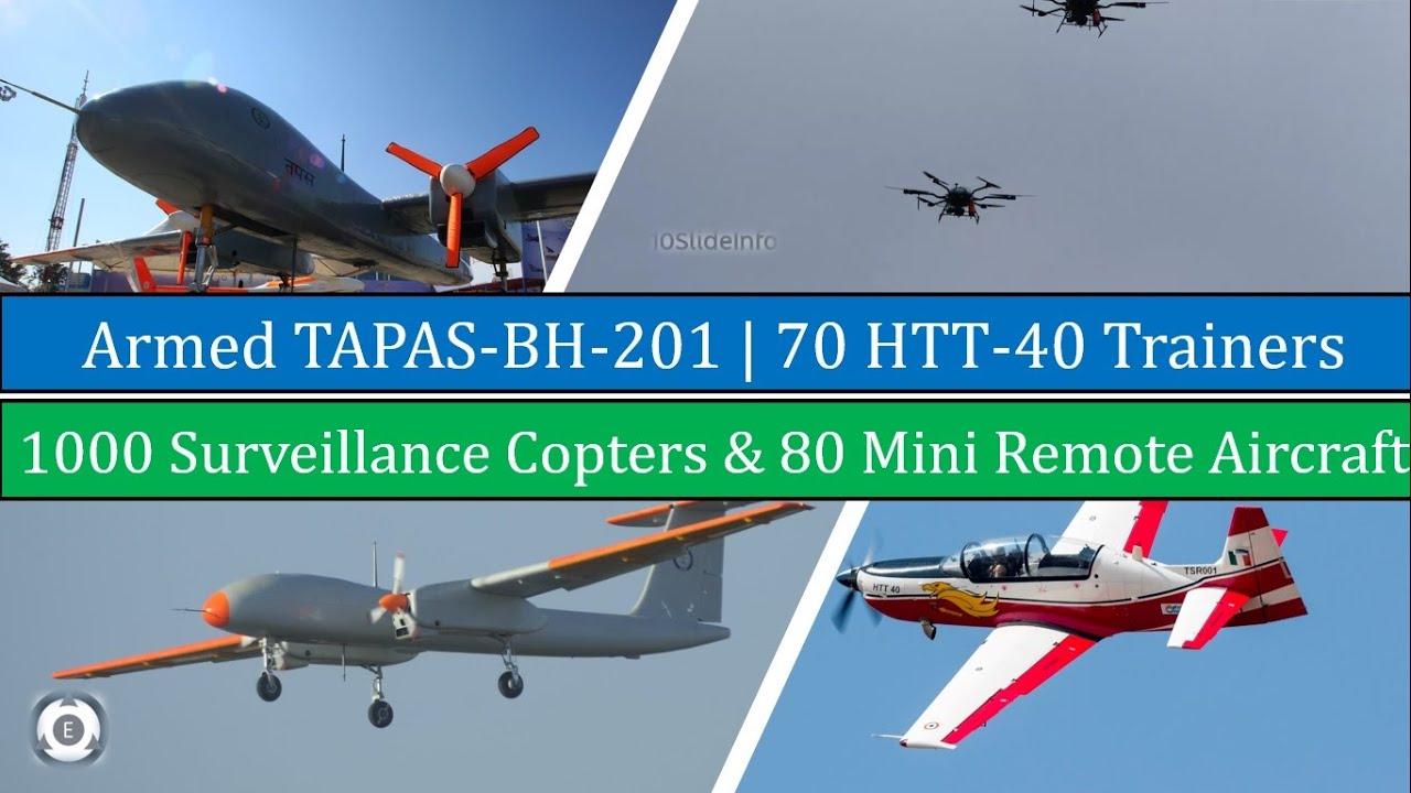 Armed Tapas Bh 201 70 Htt 40 For Iaf 1000 Surveillance Copters And 80