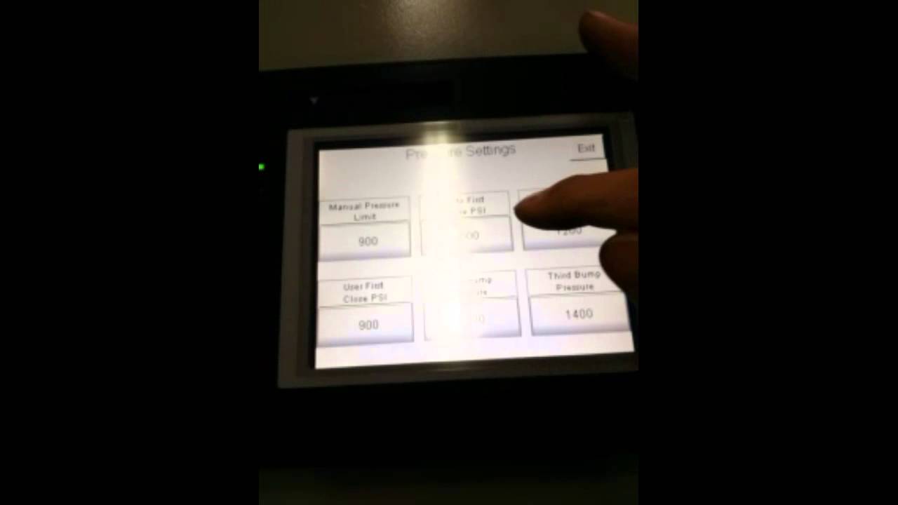 click plc and cmore hmi refurbished press - YouTube
