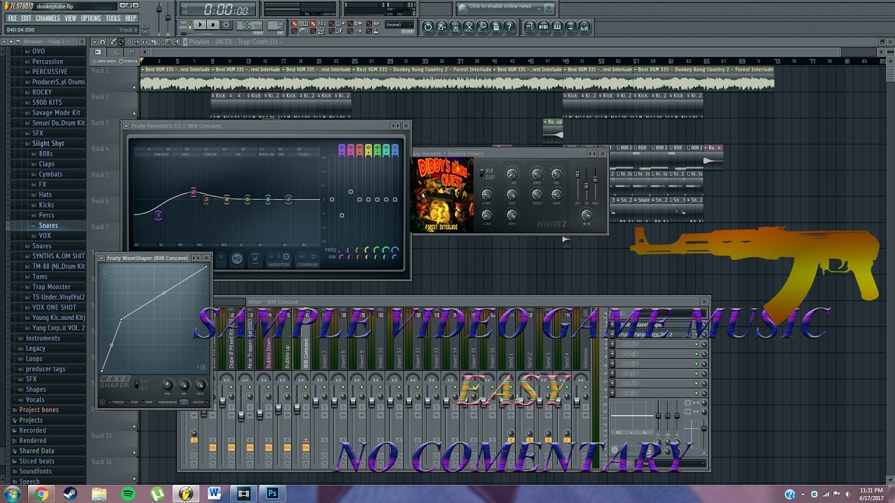 HOW TO SAMPLE VIDEO GAME MUSIC - EASY - NO COMMENTARY - YouTube
