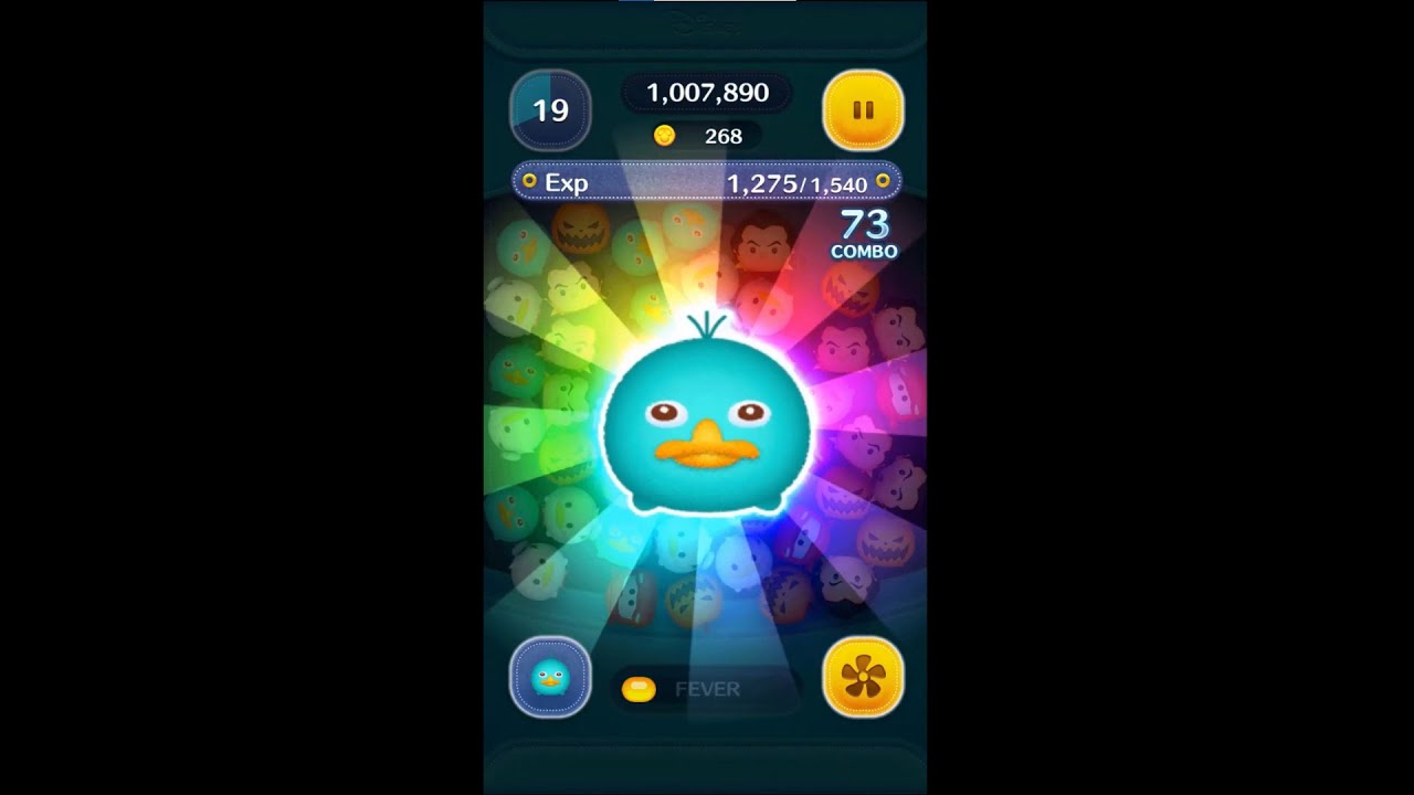 Tsum Tsum #19 - Perry - Max Level, Max Skill! - YouTube