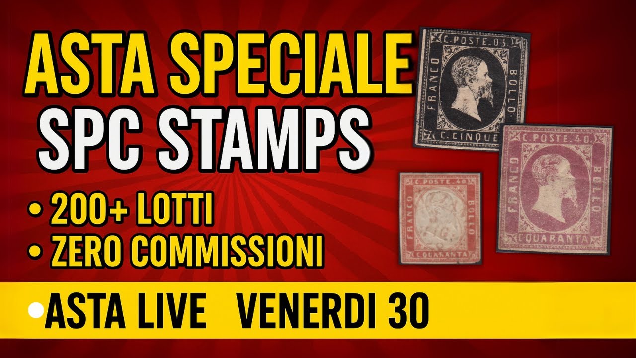 Asta Filatelica Speciale SPC STAMPS | Bid Inside - YouTube