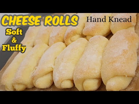 CHEESE ROLLS | HAND KNEAD | SOFT AND FLUFFY | BUTTERY AND SWEET | THE ...