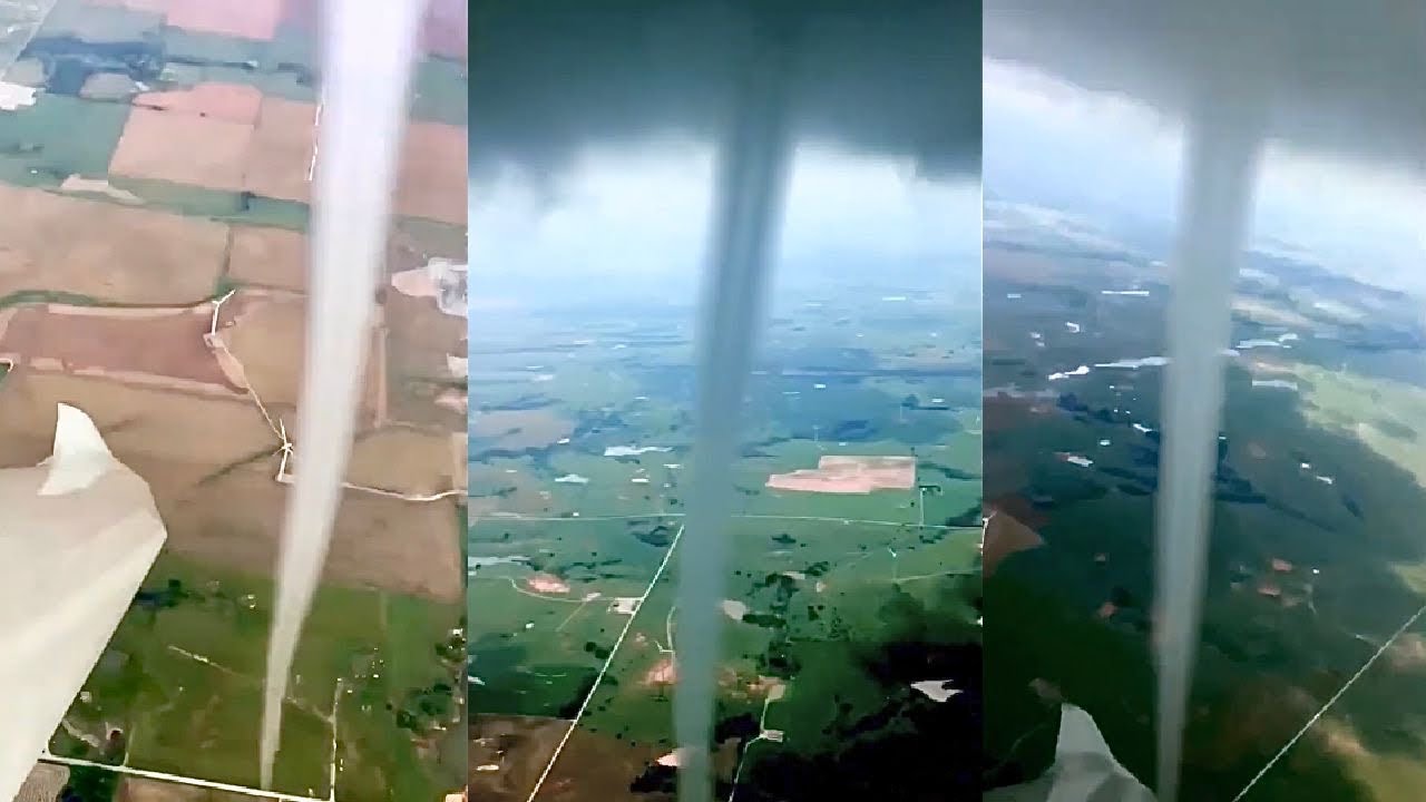 Pilot Flys Around TORNADO - YouTube