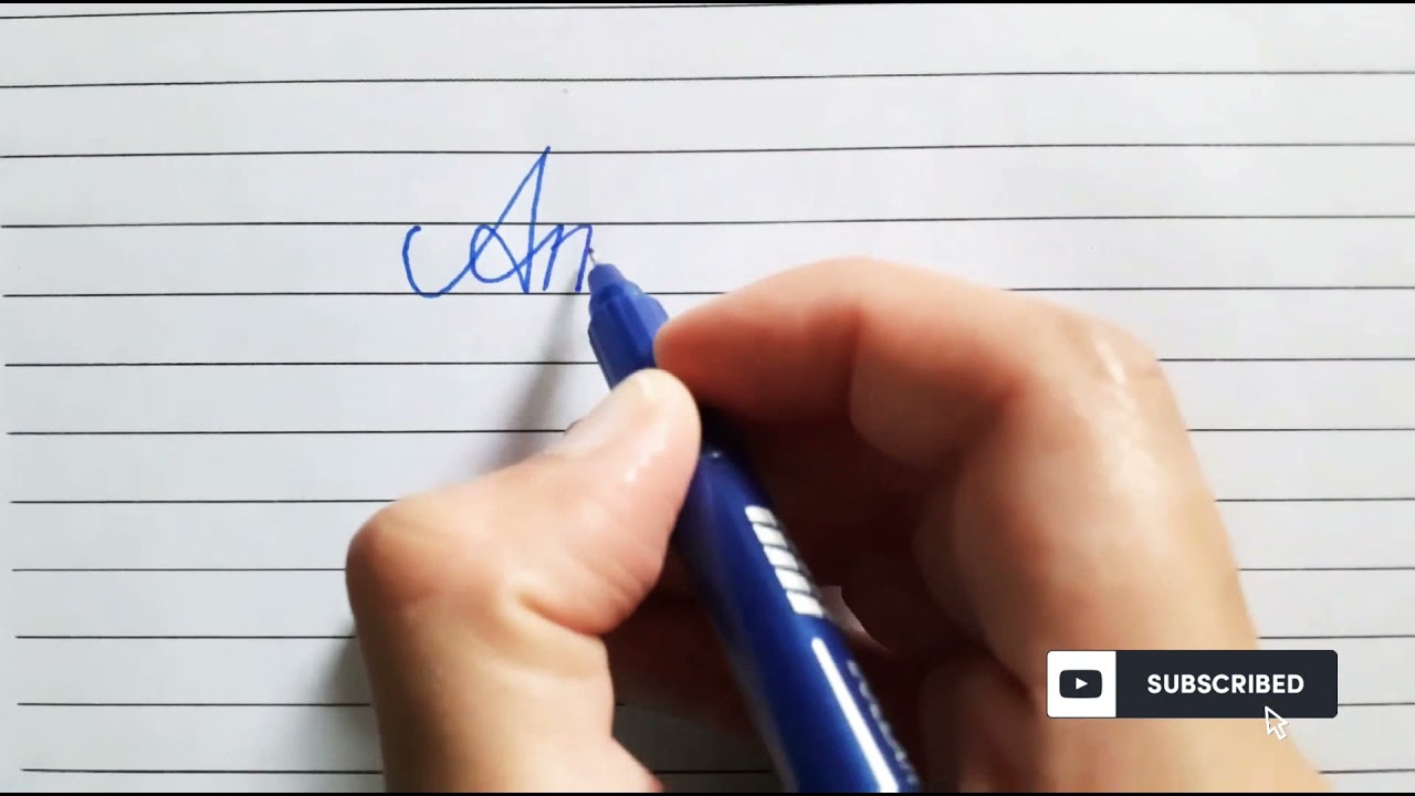 Name "Amal" in Cursive Writing||SimpleWriting||Learn||Name - YouTube