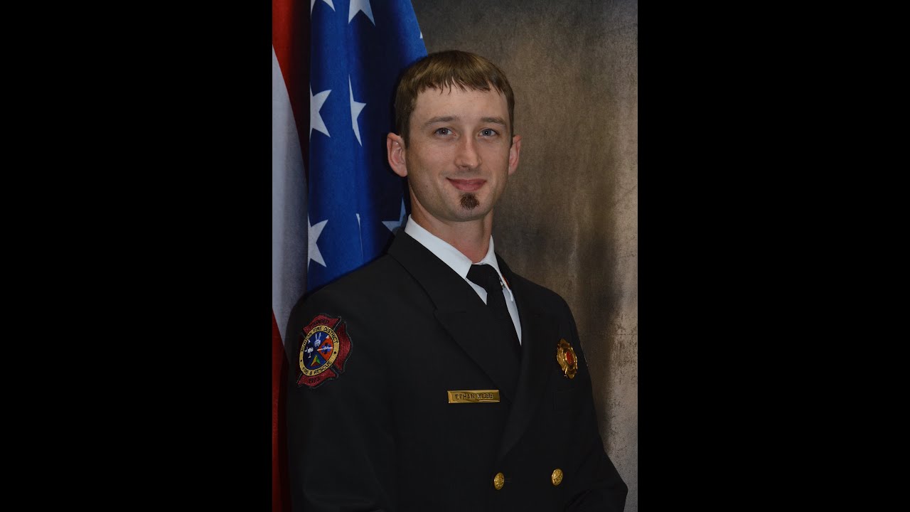BurtonFD, SC_Ethan Webb is Promoted to Captain - YouTube