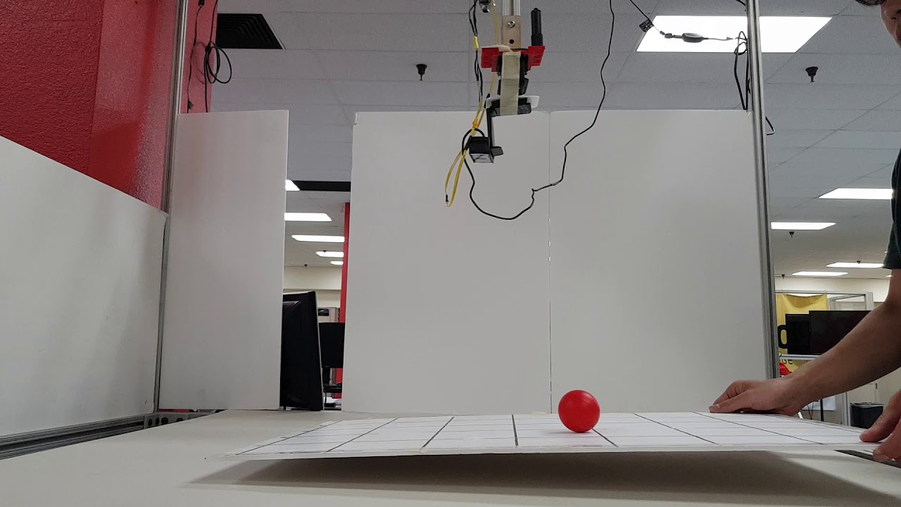 Tracking ball using Gantry - YouTube