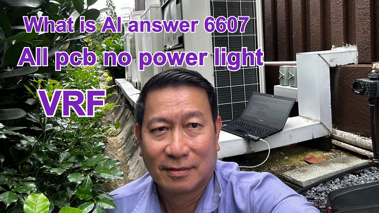 How to rectify air conditioner PCB no power light [HVAC] ME VRF - YouTube