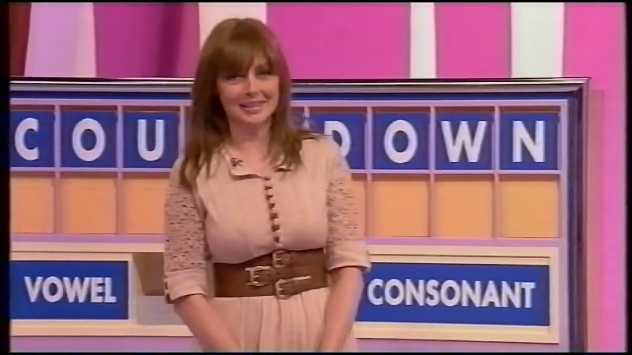 Carol Vorderman - Leather Boots & Large Tight Belt Style - Classic VHS ...