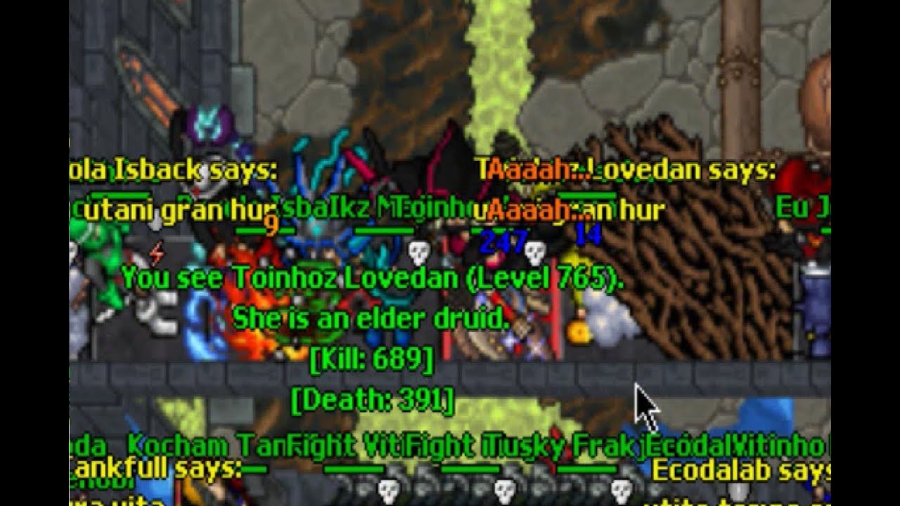 DEAD SECOND TOP TIBIA Lvl 765 ED AND LVL 650 RP - AURERA GLOBAL - YouTube