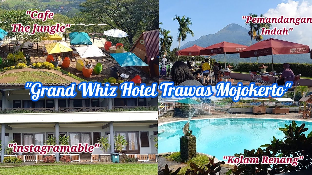 Review Hotel Grand Whiz Trawas Mojokerto 2023 & Cafe The Jungle ...
